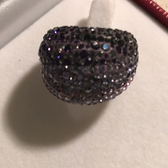 Swarovski | Jewelry | Authentic Swarovski Violet Statement Ring 58 ...